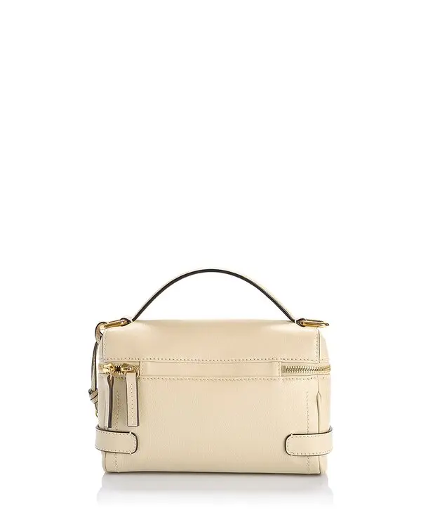 Chloé Paddington Mini Leather Vanity Crossbody - Cloudy Cream