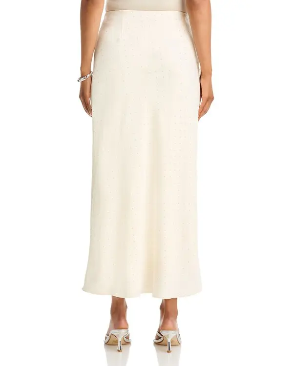 MILLY Eden Studded Maxi Skirt