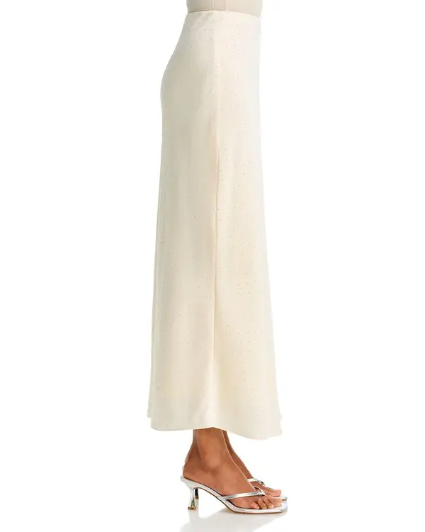 MILLY Eden Studded Maxi Skirt