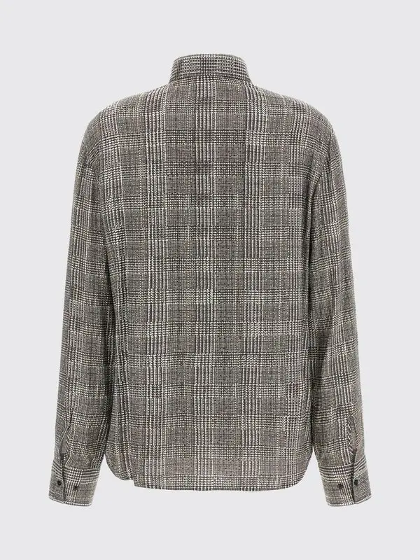 Ermanno Scervino Prince Of Wales Print Viscose Shirt With French Collar