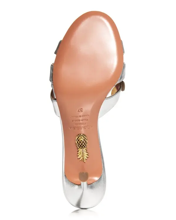 AQUAZZURA Papillon 75 Mules