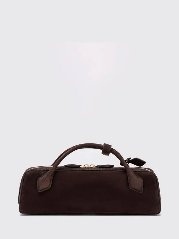 Alaïa Le Teckel Suede Sheepskin Handbag With Double Handle