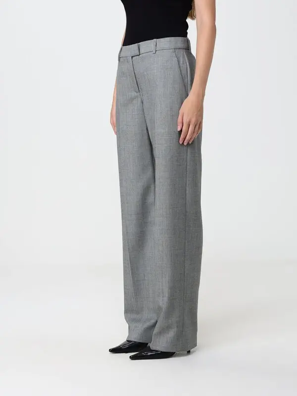 Alexander McQueen Tailored Wide-leg Wool Trousers With Off-center Closure