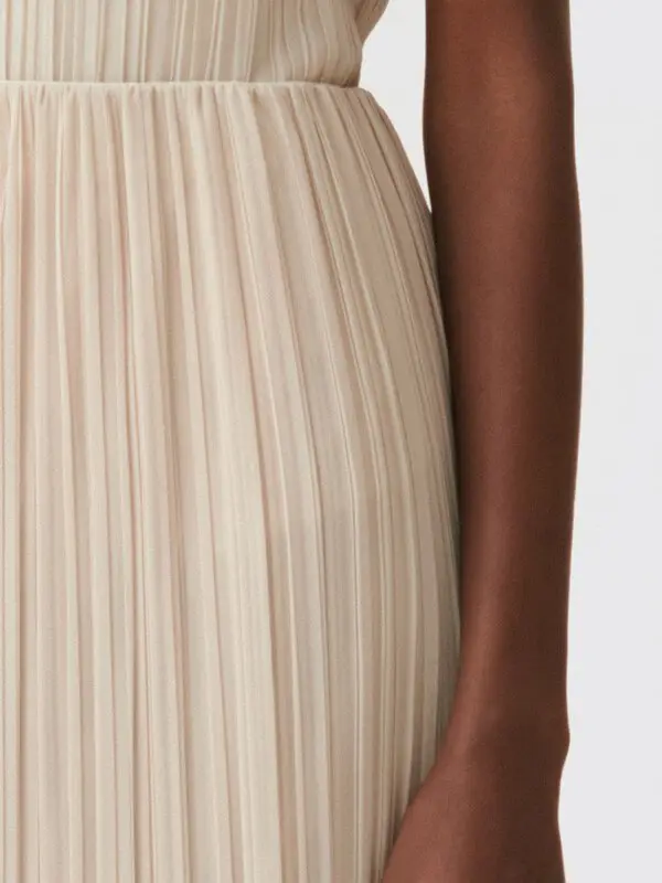 Fabiana Filippi Pleated Crêpe Maxi Skirt With A High-waist Design