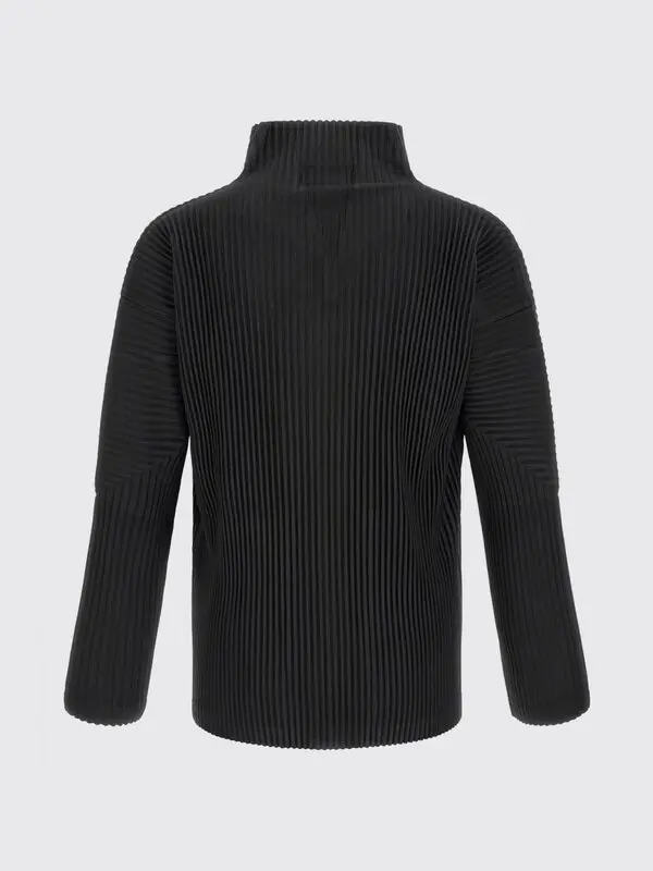Issey Miyake Pleated High-neck Zip-up Homme Plissé Cardigan