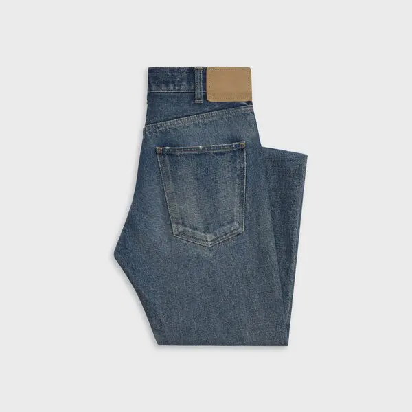 Celine Dylan Straight-cut Jeans In Union Wash Denim