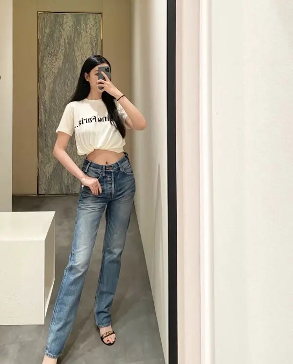 Celine Dylan Straight-cut Jeans In Union Wash Denim
