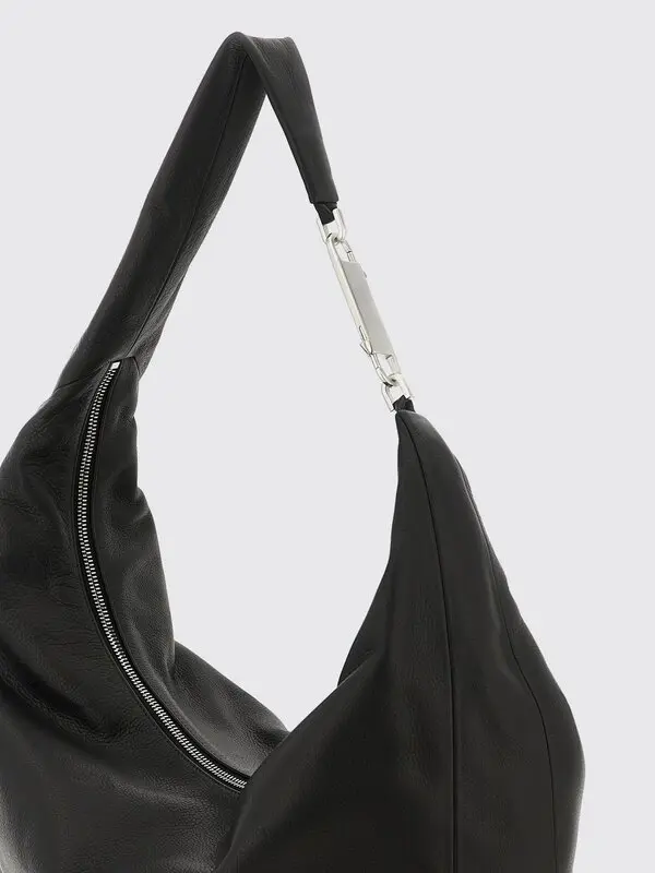 Rick Owens Gemini Calf Leather Tote Bag With Embossed Logo