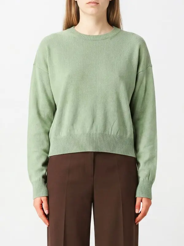 TWINSET Cashmere And Silk Crewneck Sweater With Dropped Shoulders