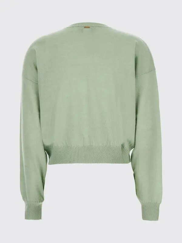 TWINSET Cashmere And Silk Crewneck Sweater With Dropped Shoulders