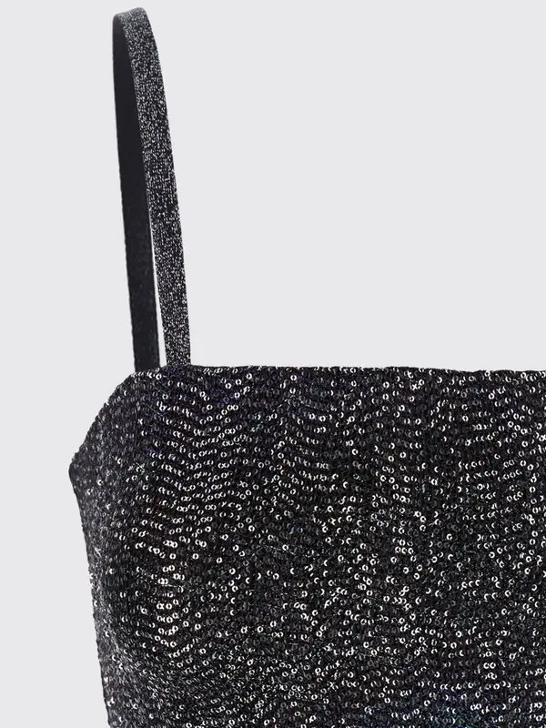 Missoni Lurex Midi Sheath Dress With Sequins And Square Neckline
