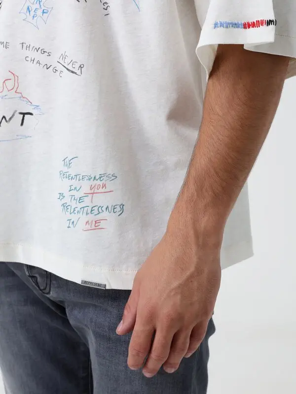 REPRESENT Relaxed Fit Cotton T-shirt With Graphic Print