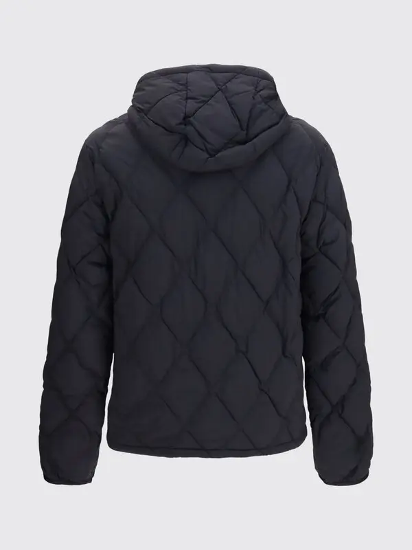 Burberry Hooded Quilted Nylon Puffer Jacket With Ekd Logo - Black