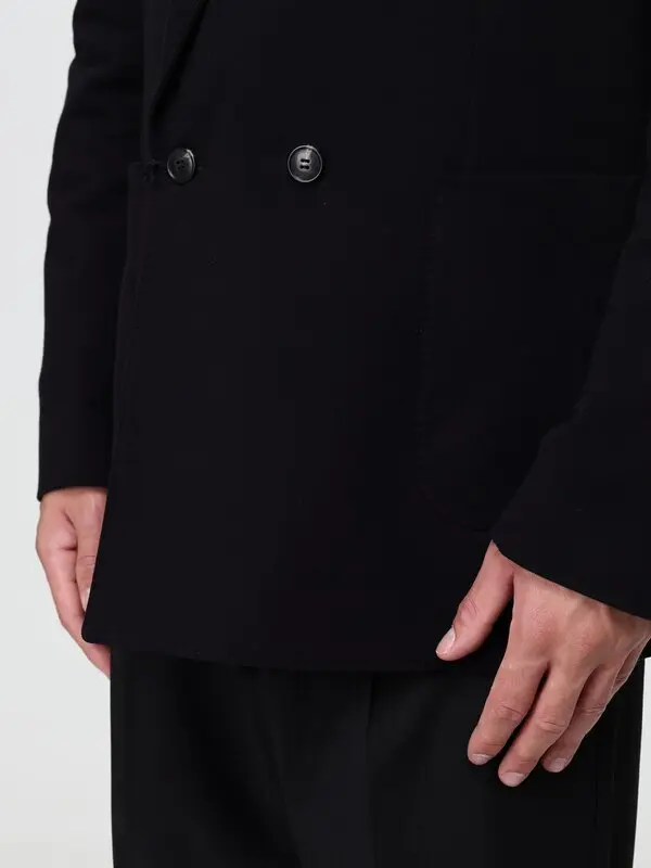 CIRCOLO 1901 Double-breasted Stretch Cotton Blazer With Patch Pockets