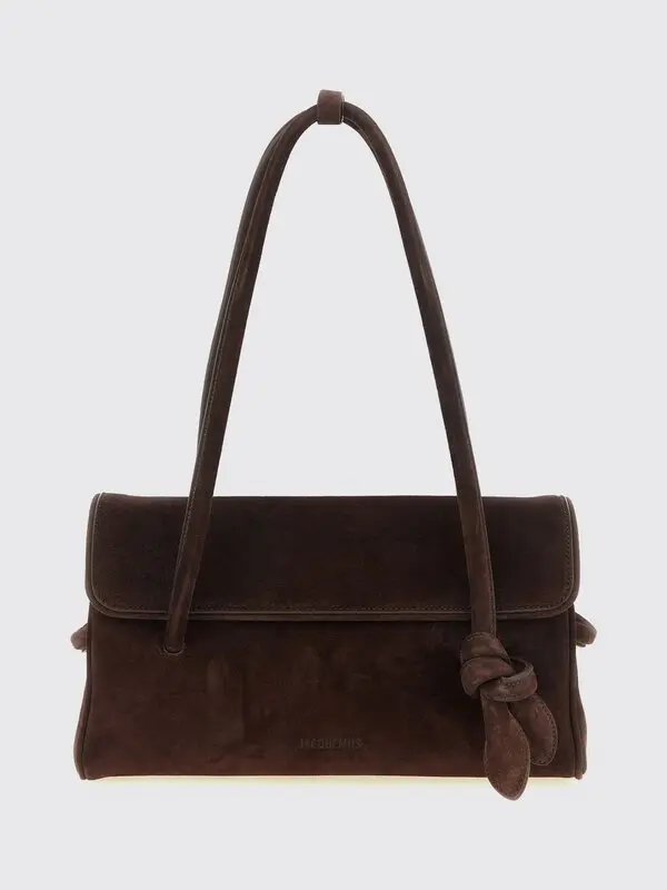 Jacquemus Le Turismo Suede Calfskin Shoulder Bag With Logo
