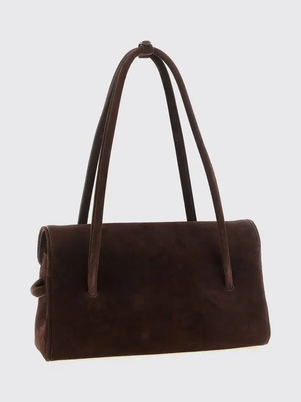 Jacquemus Le Turismo Suede Calfskin Shoulder Bag With Logo