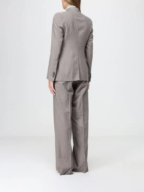 Tagliatore Pinstriped Double-breasted Two-piece Wool Suit