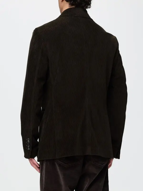 CIRCOLO 1901 Double-breasted Cotton Velvet Blazer With Patch Pockets