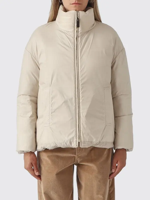 Max Mara Divina Reversible Cashmere Puffer Jacket With High Neck - Beige