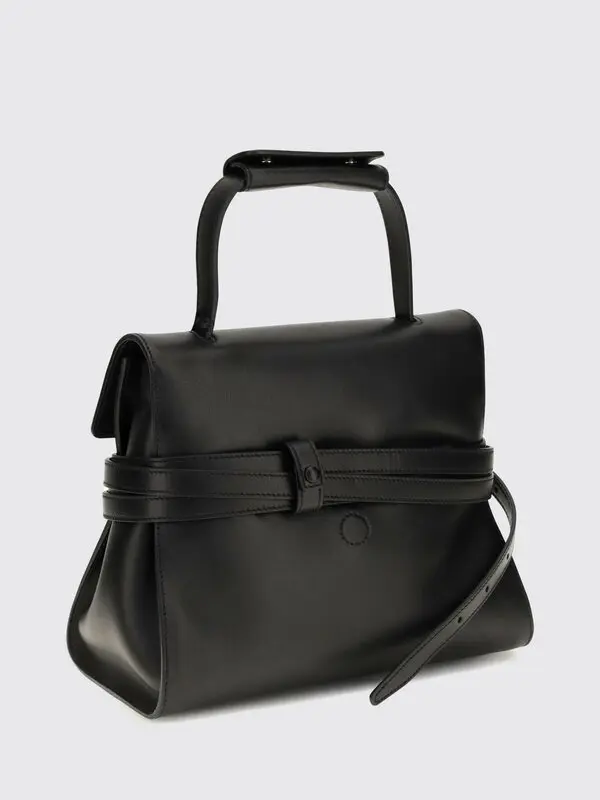 Moschino Tie Me Handbag In Sheepskin With Decorative Ties