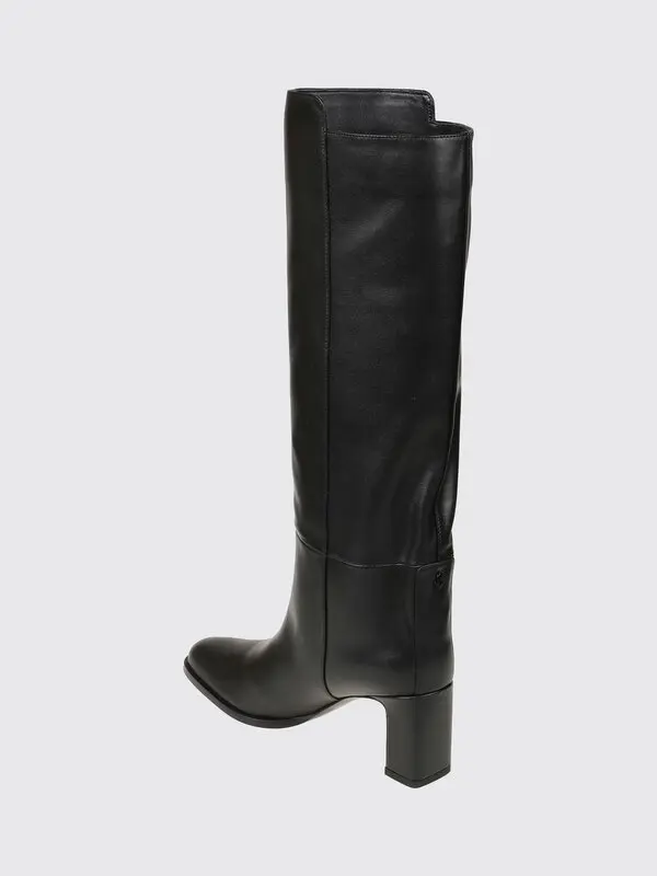 JIMMY CHOO Caly Mid-heel Knee-high Boots In Smooth Leather