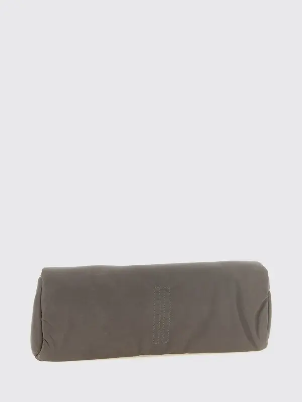 Rick Owens Rectangular Smooth Calfskin Leather Flap Clutch
