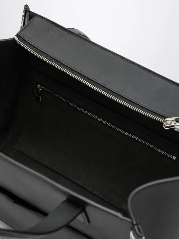 JW Anderson Contrast-stitching Full-grain Calfskin Shoulder Bag