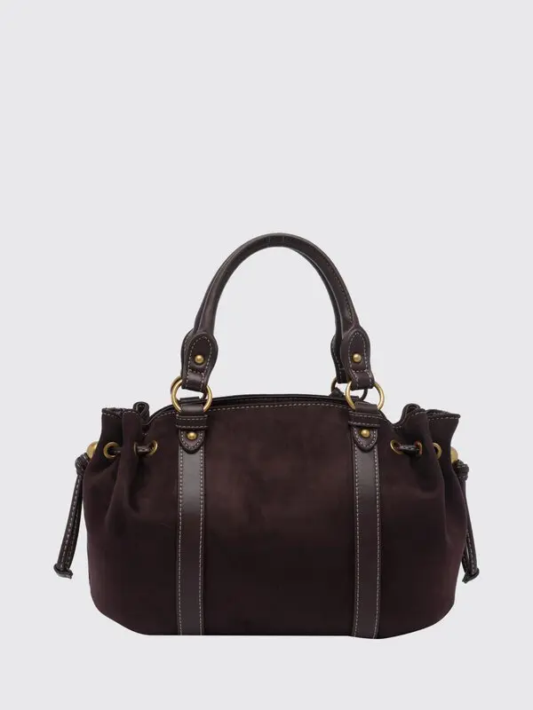 Liu Jo Gerona Handbag In Suede-effect Synthetic Leather With Charm - Red