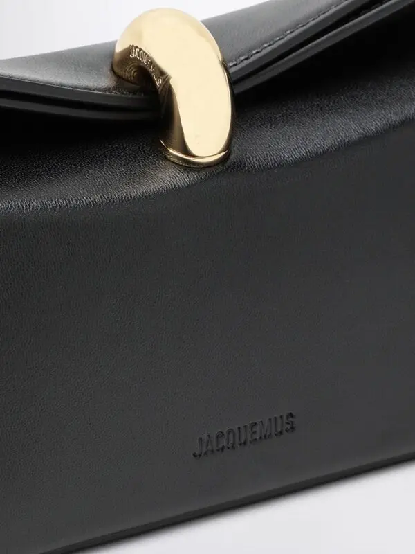 Jacquemus Valérie Clutch In Smooth Calfskin With Wrist Strap And Logo