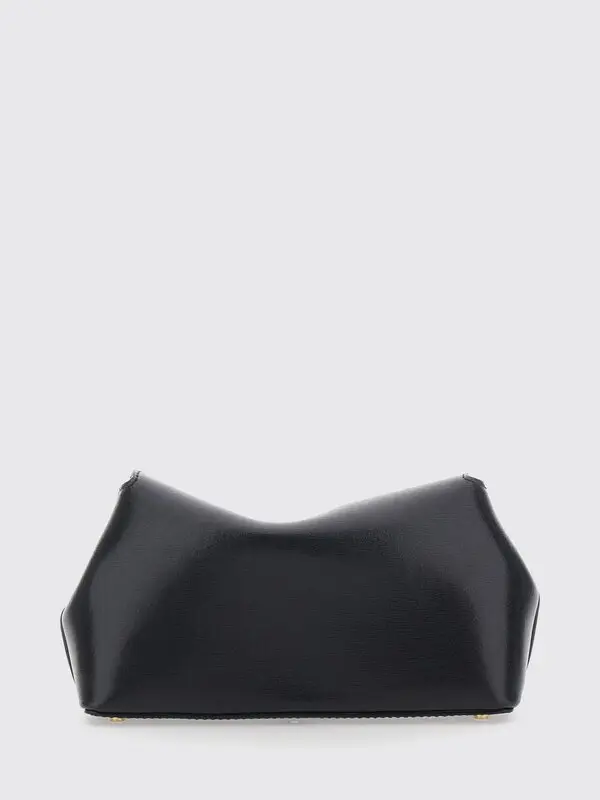 TOTEME T-lock Smooth Calfskin Mini Handbag With Metallic Clasp - Black