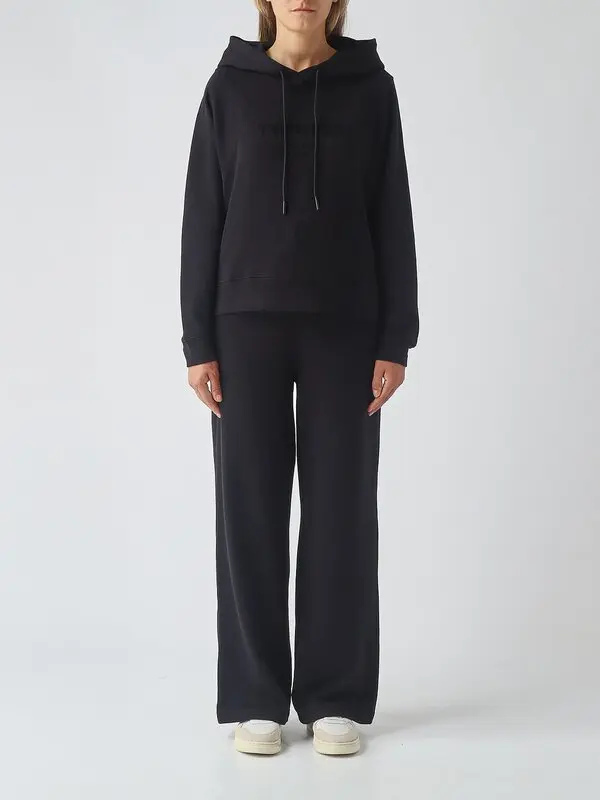 TWINSET 2-piece Jersey Tracksuit With A Hooded Sweatshirt And Trousers - Black