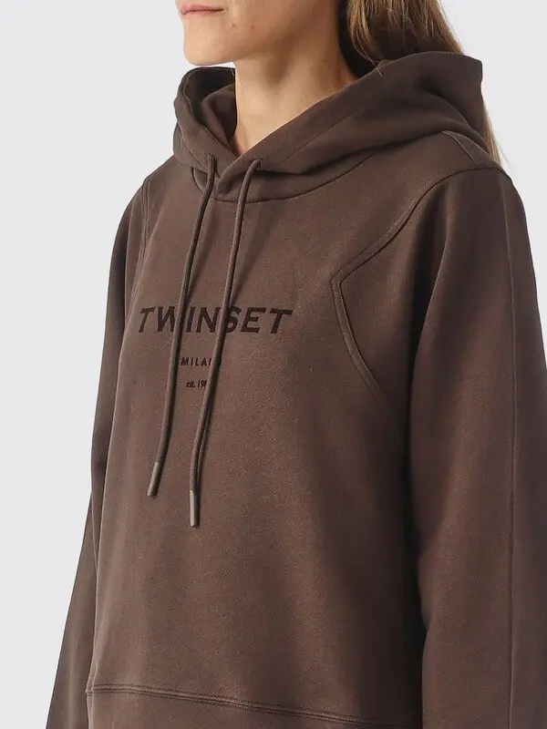 TWINSET 2-piece Jersey Tracksuit With A Hooded Sweatshirt And Trousers