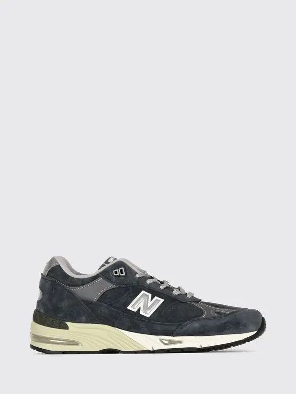 NEW BALANCE Made In Uk M991v1 Suede And Mesh Low-top Sneakers With Logo