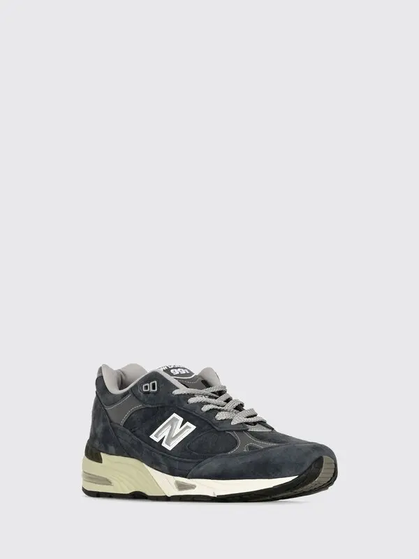 NEW BALANCE Made In Uk M991v1 Suede And Mesh Low-top Sneakers With Logo
