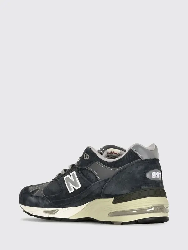 NEW BALANCE Made In Uk M991v1 Suede And Mesh Low-top Sneakers With Logo