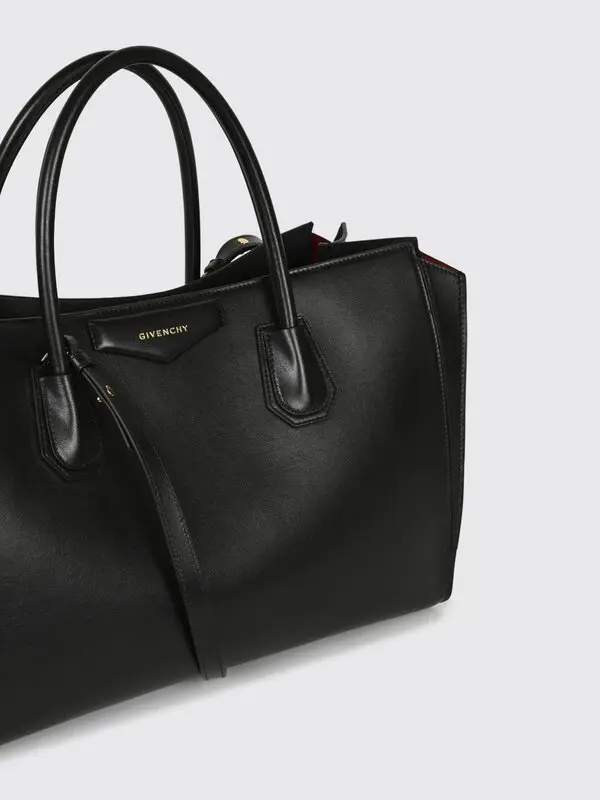 Givenchy Antigona Medium Smooth Calf Leather Tote Bag - Black