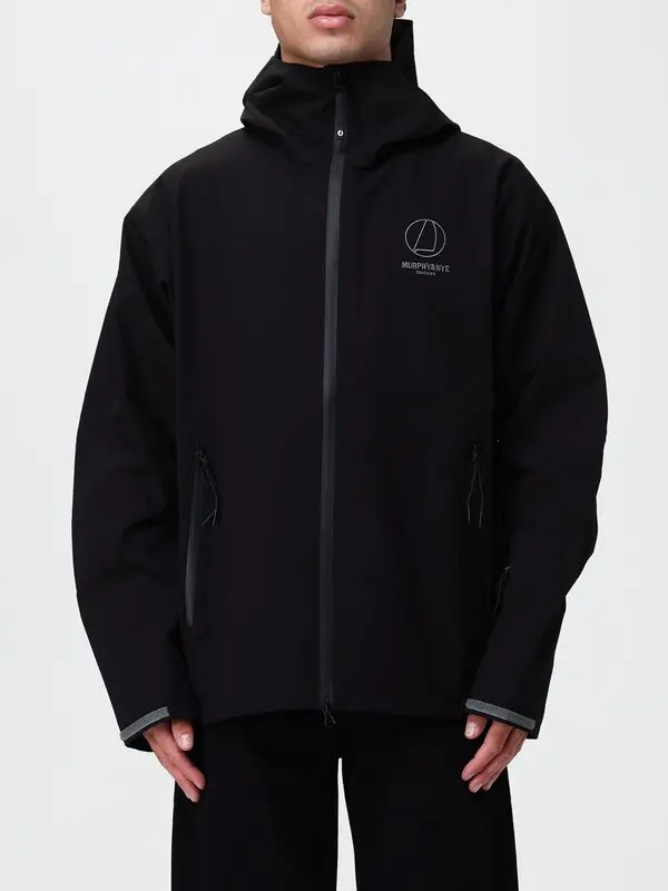 MURPHY&NYE Hooded Waterproof And Windproof Technical Jacket - Black