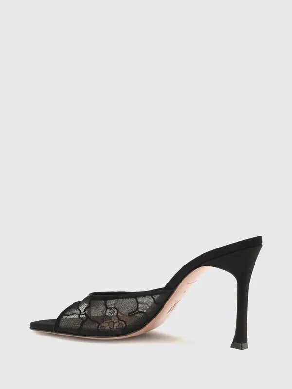 Amina Muaddi Heeled Sandal