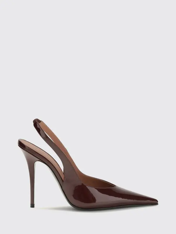 Amina Muaddi Heeled Sandal - Wine