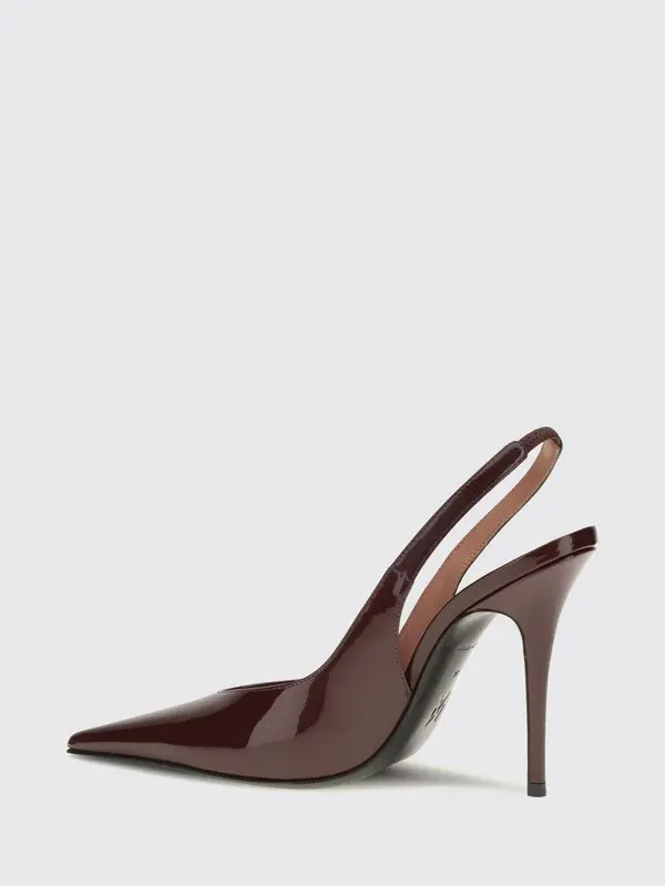 Amina Muaddi Heeled Sandal - Wine