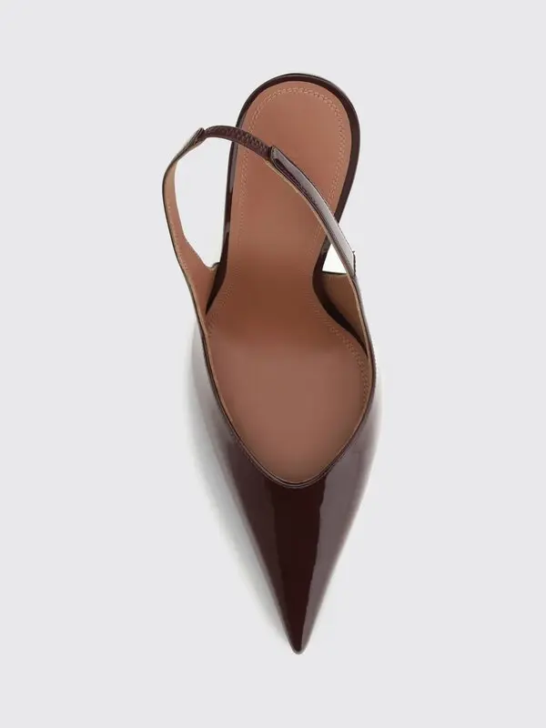 Amina Muaddi Heeled Sandal - Wine