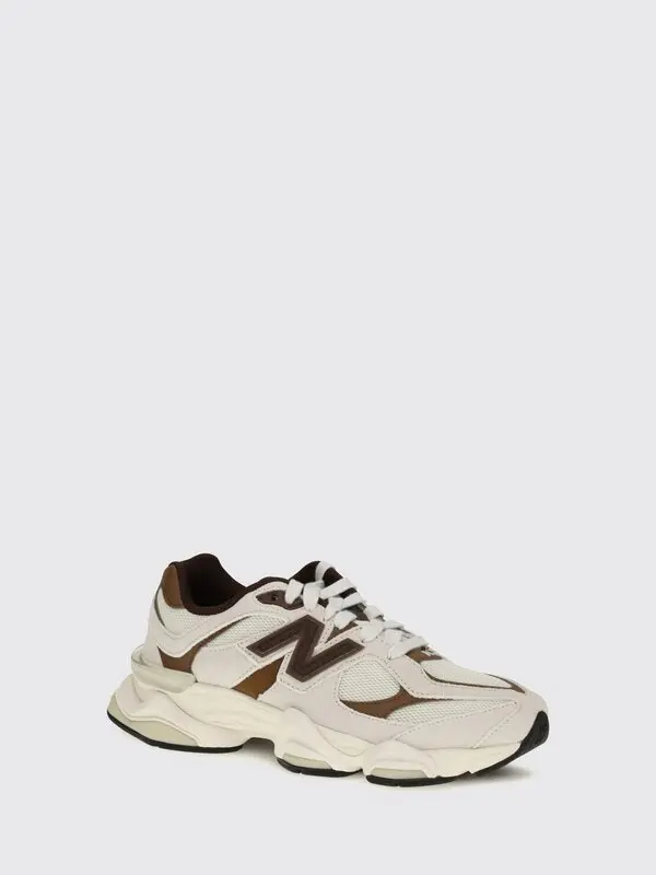 NEW BALANCE 9060 Suede And Mesh Trainers With Abzorb Midsole - Cream