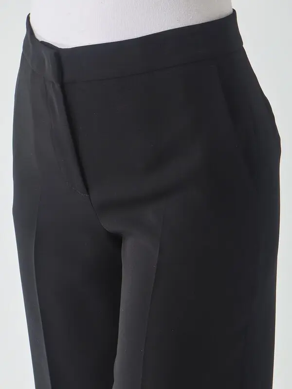 TWINSET High-waisted Straight Trousers In A Tailored Crêpe Design