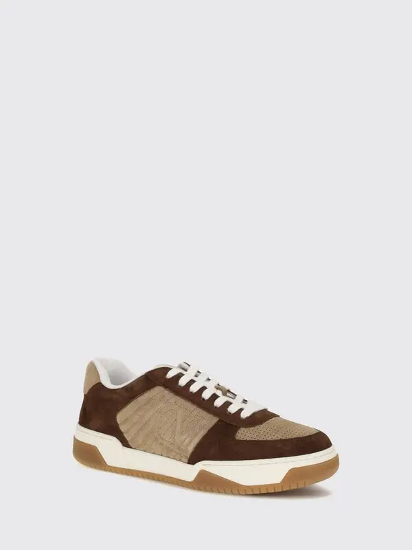 Valentino Garavani Calfskin Leather Low-top Sneakers With Vlogo Signature