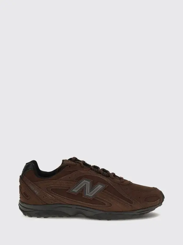 NEW BALANCE 204l Leather And Suede Low-top Trainers With Side Logo