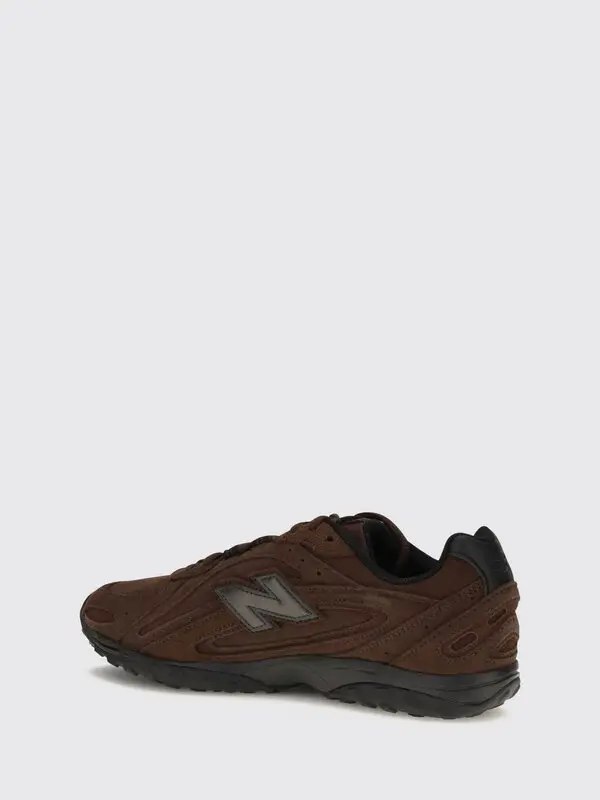 NEW BALANCE 204l Leather And Suede Low-top Trainers With Side Logo