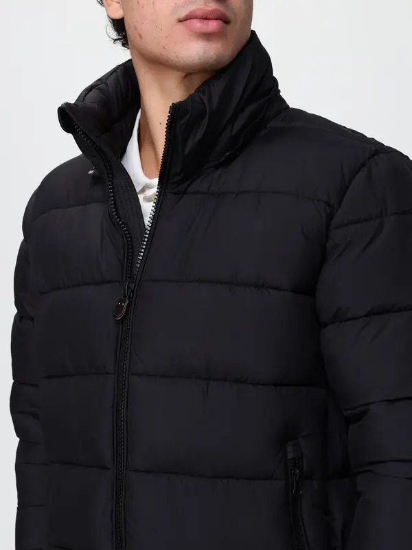 SAVE THE DUCK Quilted Nylon Puffer Jacket With Hood And Slit Pockets
