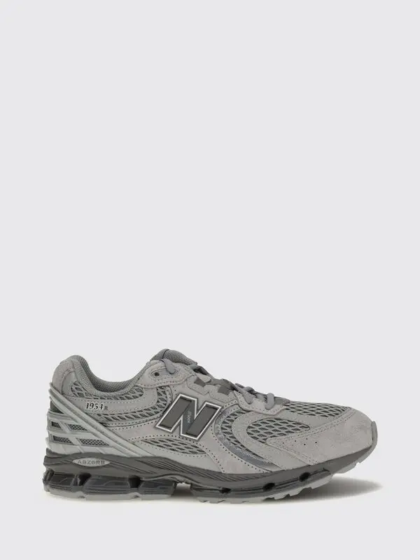 NEW BALANCE 1954r Suede And Mesh Low-top Trainers With Side Logo - Grey