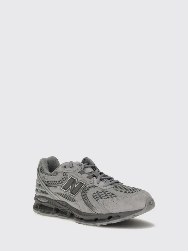 NEW BALANCE 1954r Suede And Mesh Low-top Trainers With Side Logo - Grey