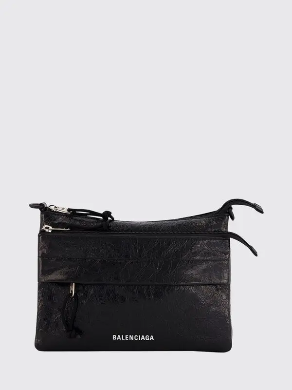 Balenciaga Explorer Arena Lambskin Messenger Bag With Adjustable Strap